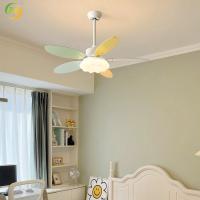 China Colorful Children'S Room Full Spectrum Net Iron Blade Fan Light for sale