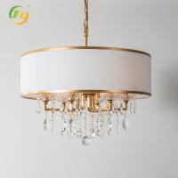 China JYLIGHTING Luxury Gold Metal Crystal Ceiling Light Modern Vintage Chandelier for Home Hotel for sale