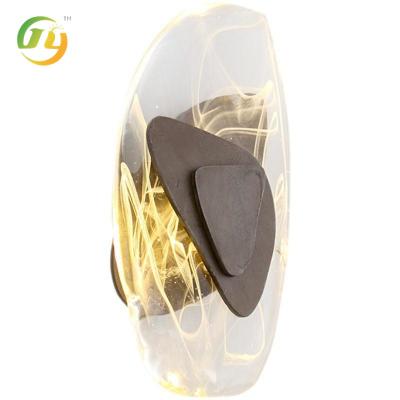 China Nordic Style Crystal Glass LED Decorative Wall Lamp D200*H300mm for Corridor Living Room for sale