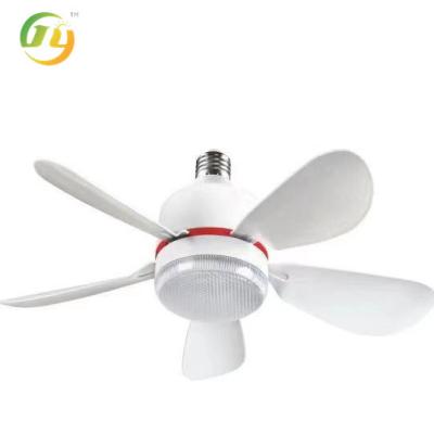 China SENKAI Modern Small E27 Socket Fan Light Removable Blades White Bedroom Kitchen Remote Control Led Ceiling Fan With Ligh for sale