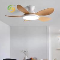 China SENKAI Nordic and American Retro Ceiling Fan Lights Fandelier LED with Remote for Home Use for sale