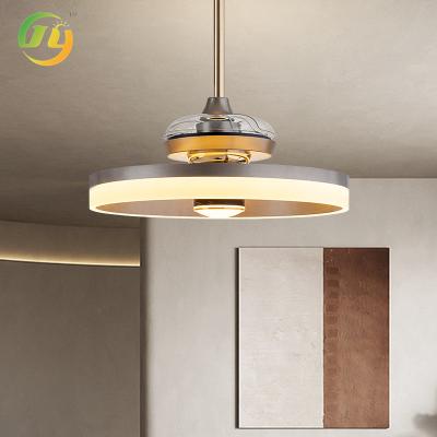 China SENKAI 60cm Bldc Ceiling Fan Round Light Pendant Modern Hanging Pendant Light Kitchen Island For Home for sale