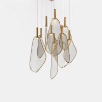 China Modern Bronze Metal Pendant Light for Dining Room and Living Room in Hotel Style for sale
