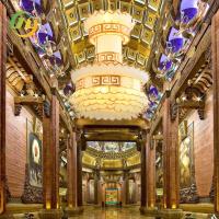 China Customized European Religious Churches Luxurious Lotus Chandelier Muslim luxury Multi-Tiered Chandelier wholes for sale