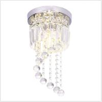 China JYLIGHTING Modem Luxury LED Crystal Chandelier K9 Led Round Ceiling Lights Aisle Lights With Chrome Gold Finish Indoor for sale