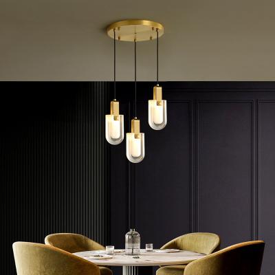 China Modern Home Decor Dining Room Kitchen Crystal Hanging Pendant Light for sale