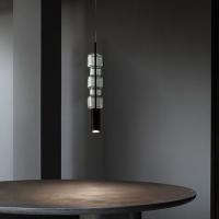 China Minimalist Decorative Hanging Lamp Nordic Modern Restaurant Hotel Glass Pendant Light for sale