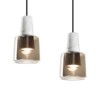 China Modern Creative Glass Hanging Led Chandelier Lighting Glass Pendant Light For Dining Room for sale