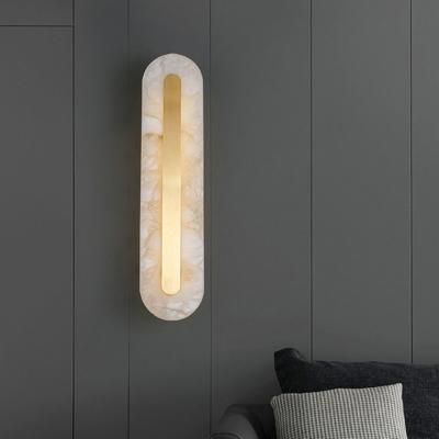 China Marble Wall Lamp Hotel Living Room Bedroom Hallway Interior Decoration Bed Simple Led Wall Lamp for sale