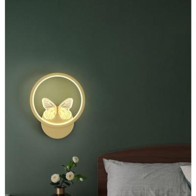 China LED Bedside Bedroom Modern Simple Creative Living Room Balcony Staircase Corridor Wall Lamps for sale