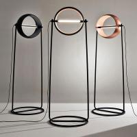 China Living room circle simple creative art light luxury modern nordic bedroom bed floor lamp for sale