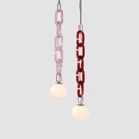 China Nordic Chandelier Simple Glass Ball Designer Living Room Glass Dining Room Pendant Light for sale