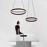 China Nordic Simple Personality Chandelier Postmodern Villa Restaurant Store Round Decorative Pendant Lights for sale