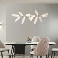China Dining Room Chandelier Glass Lamp Nordic Creative Modern Simple Atmospheric Living Room Pendant Lighting for sale