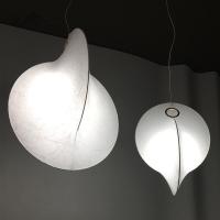China Silk Nordic Italian Lobby Living Room Post Modern Simple Staircase Chandelier Pendant Light Voltage 110-240V for sale