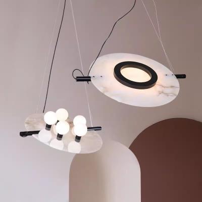 China Nordic Modern Art Chandelier Creative Hotel Bar Hotel Marble Chandelier for sale