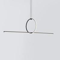 China Nordic Minimalist Restaurant Lighting Modern LED Geometric Line Pendant Light Voltage 110V-240V for sale