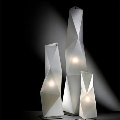 China Hotel Living Room Model Room White Floor Lamp With Simple Personality And Creative Design for sale