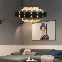China Nordic Creative Personality Simple Living Room Chandelier Postmodern Light Luxury Bedroom Pendant Light for sale