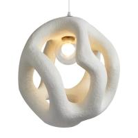 China Organic Modern Chandelier Wabi Sabi Inspired Hanging Lamp for Minimalist Interiors Café Boutique Spaces	Modern Pendant Light for sale