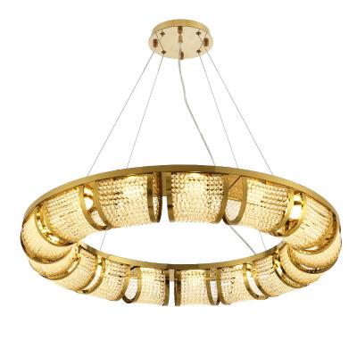 China Crystal Shade Modern Pendant Light Custom Designer Lighting for Boutique Restaurants and Home Interiors for sale
