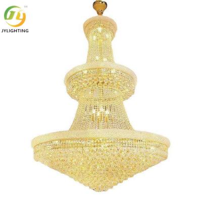 China JYLighting Luxury Large LED Chandelier Contemporary Magnificent Crystal Pendant Light for Home and Restaurant for sale