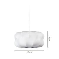 China Custom Large Chandelier Pendant Lights Silk Lamp Bubble For Restaurant for sale