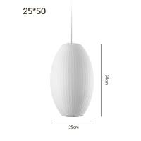 China Custom Nordic Minimalist Suspension Lighting E27 Bulb LED Hanging Light Silk Pendant Lights Modern Pendant Light for sale