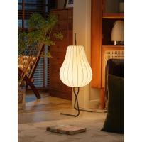China Modern Metal Restaurant Table Lamp With Silk Shade Dining Room Indoor Desk Night Light Chandeliers for sale