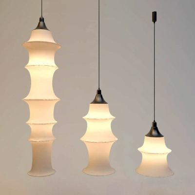 China Modern Italian Designer Luxury Silk Light Pendant Home Decorative Hanging Modern Pendant Light for sale