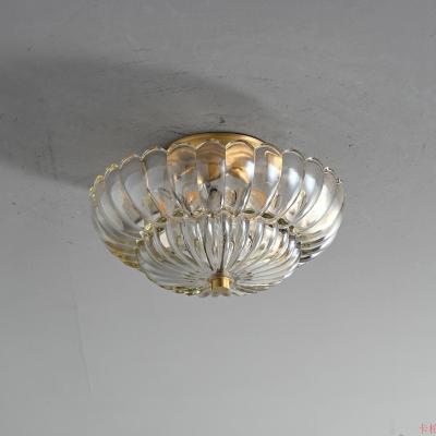 China Simple Modern Brass Ceiling Light American Project Decorative Pendant For Hotel Bedroom Corridor Pendant Chandelier Ceiling Light for sale