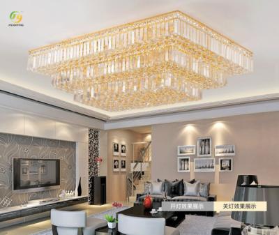 China JYLIGHTING Modern Living Room Lamp Golden And Grand Bedroom Lamp Dining Room Lighting Fixture LED Ceiling Light for sale