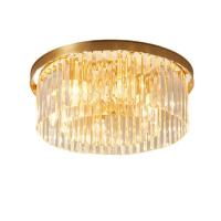China Factory Manufacturer High Quality Carriage Wheel High Quality Crystal Low Price LED Ceiling Light for sale