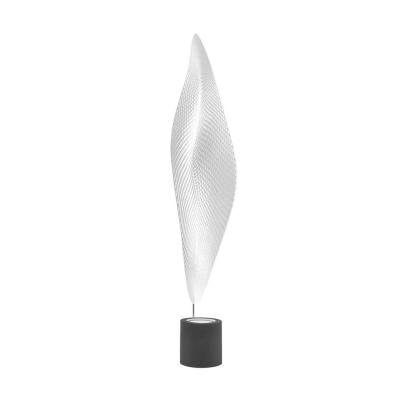 China Luxury Extremely Simple Leaf Acrylic Artistic Postmodern Living Room Bedroom Floor Lamp for sale