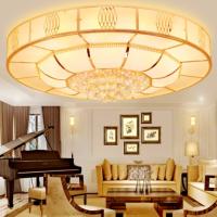 China Traditional European Style Led Luxury Golden Round Living Room Hotel LED Ceiling Light for sale