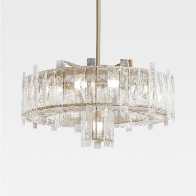 China Fashion Postmodern Creative Art Minimalist Chandelier Lamp For Living Room Nordic Luxury Glass Chandelier Light Modern Pendant Light for sale