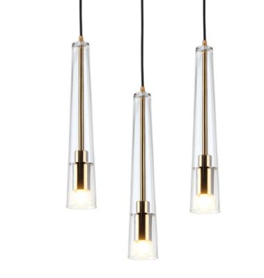China JYLIGHTING Nordic Creative Single Head Glass Modern Simple Bedroom Bedside Bar Restaurant Cone Shaped  Modern Pendant Light for sale