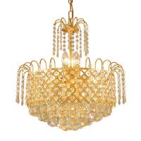 China JYLGHTING High Quality Contemporary Luxury Gold Crystal Chandelier Customized Wedding LED Pendant Lights For Bedroom Modern Crystal Pendant Light for sale