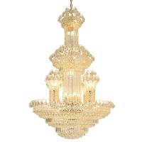 China JYLIGHTING Crystal Chandelier Ceiling Hanging Lamps Luxury Chandelier For Staircase Living Room Hotel Villa Mosque Light Crystal Pendant Light for sale