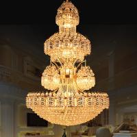 China JYLIGHTING New Design New Arrival Magnificent Luxury Style Hotel Lobby Restaurant Decoration LED Crystal Chandelier Crystal Pendant Light for sale