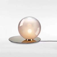 China Luxury Nordic Table Lamp Modern Simple Living Room Creative Bedroom Glass Table Light for sale