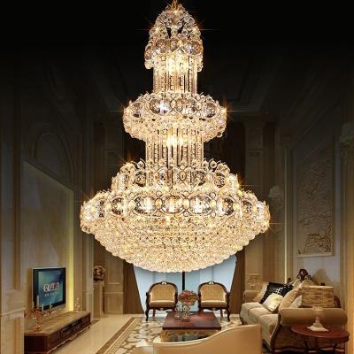 China JYLIGTING Contemporary Style Indoor Decoration Villa Hotel Modern Chandelier Lamp Pendant For Dining Room Crystal Pendant Light for sale