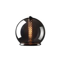 China Modern Simple Nordic Villa Living Room Bedroom Bedside Light Mushroom Glass Desk Table Lamp for sale
