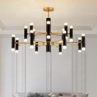 China JYLINGHTING Modern Simple Copper Chandelier Metal Hanging Lighting For Home Decor Hotel Restaurant Salon Ceiling Installation Modern Pendant Light for sale