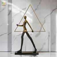 China JYLIGHTING Modern Abstract Figure Art Sculpture Floor Lamp Hotel Exhibition Hall Creative Human Body Modern Floor Light for sale