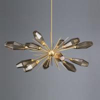 China Nordic Postmodern Light Luxury Home Living Room Bedroom , Hotel Glass Personalized Creative Chandelier for sale