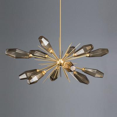 China Nordic Postmodern Light Luxury Home Living Room Bedroom , Hotel Glass Personalized Creative Chandelier for sale