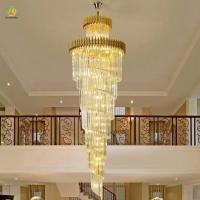 China JYLIGHTING Duplex Building in the Building Crystal Chandelier European Style Luxury Atmosphere Living Room Villa Chandelier for sale