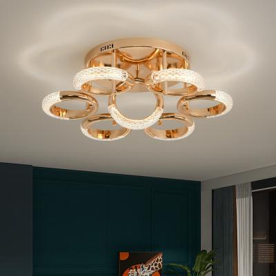 China JYLIGHTING Modern Exquisite Moon Living Room Back Wall Acrylic Wall Lamp Creative Personality Bedroom Bedside LED Wall Lights Modern Pendant Light for sale