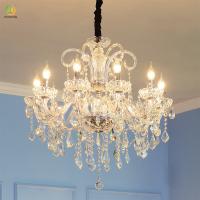 China JYLIGHTING European Crystal Lamp Living Room Dining Room Bedroom Chandelier Modern Villa Staircase Hotel Lobby Candle 	Modern Pendant Light for sale